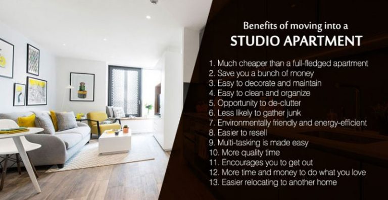 13 Benefits of Moving into a Studio Apartment, Living in Studio Apartments