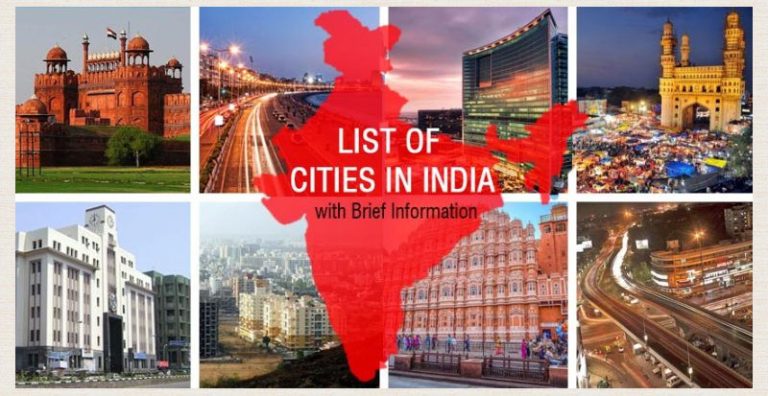 List of Major Cities in India - Know Your City | India City Information